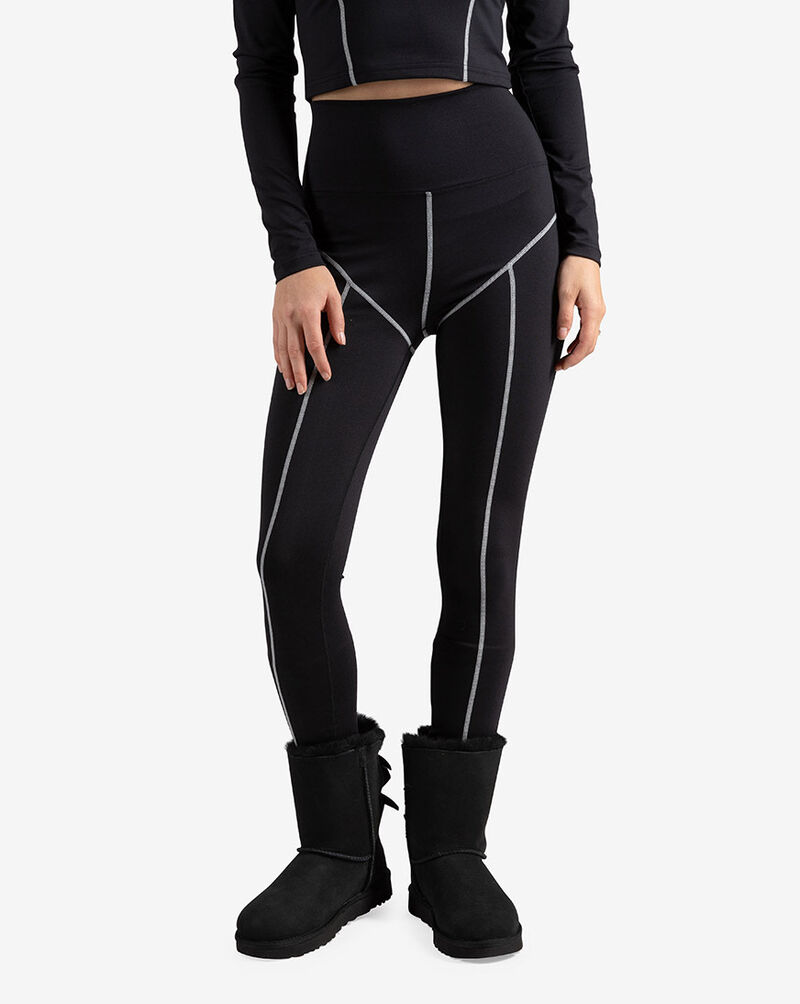 Shop Allure Allure Piping Leggings AL912-BLACK black | SNIPES USA