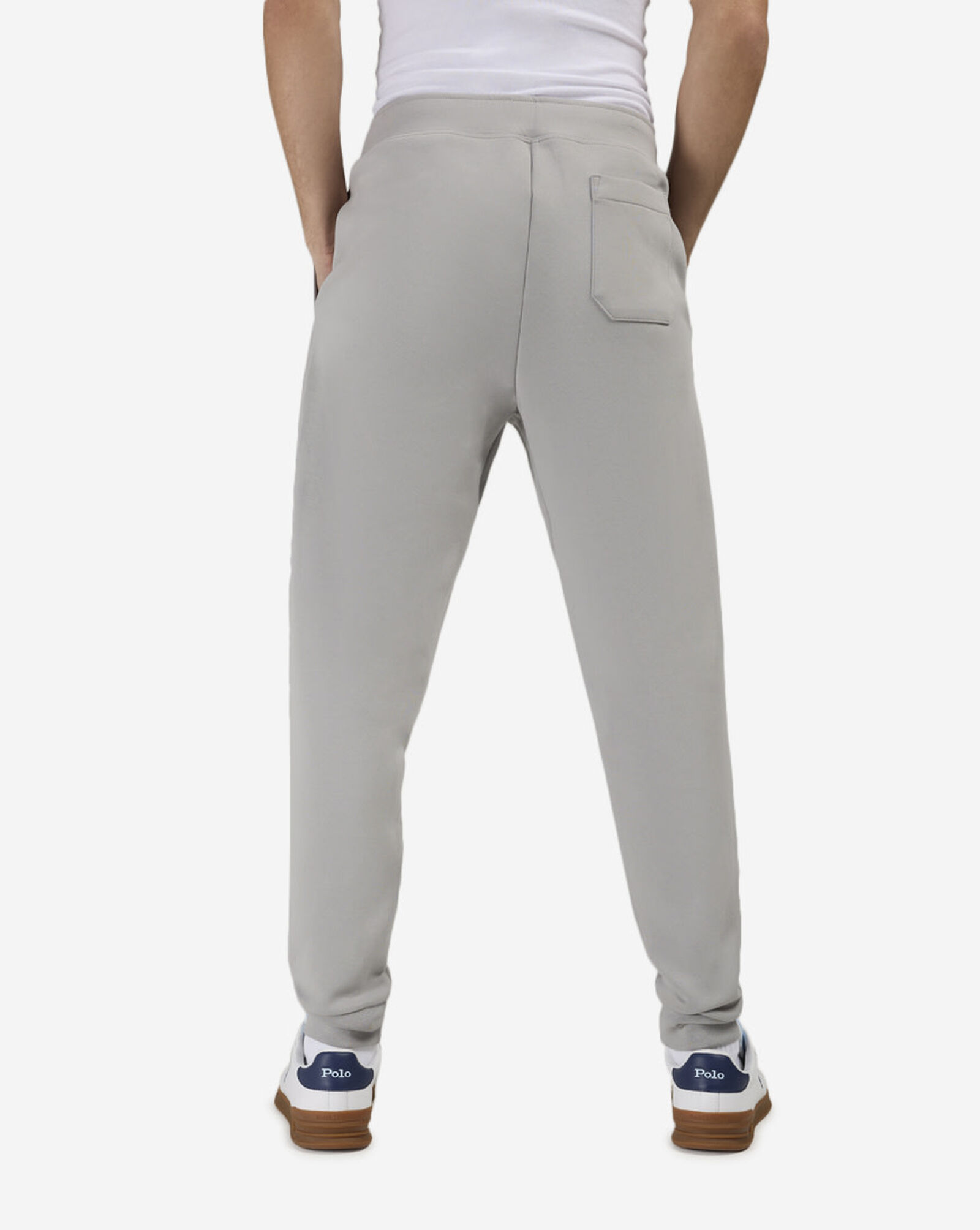 Shop Polo Ralph Lauren Double-Knit Jogger Pant 710881518077-SGREY grey ...