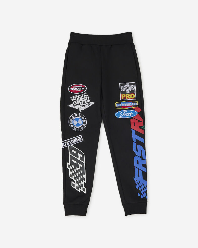 Shop First Row Grade School Racing Fleece Sweatpants FRBB2433S-BLK ...
