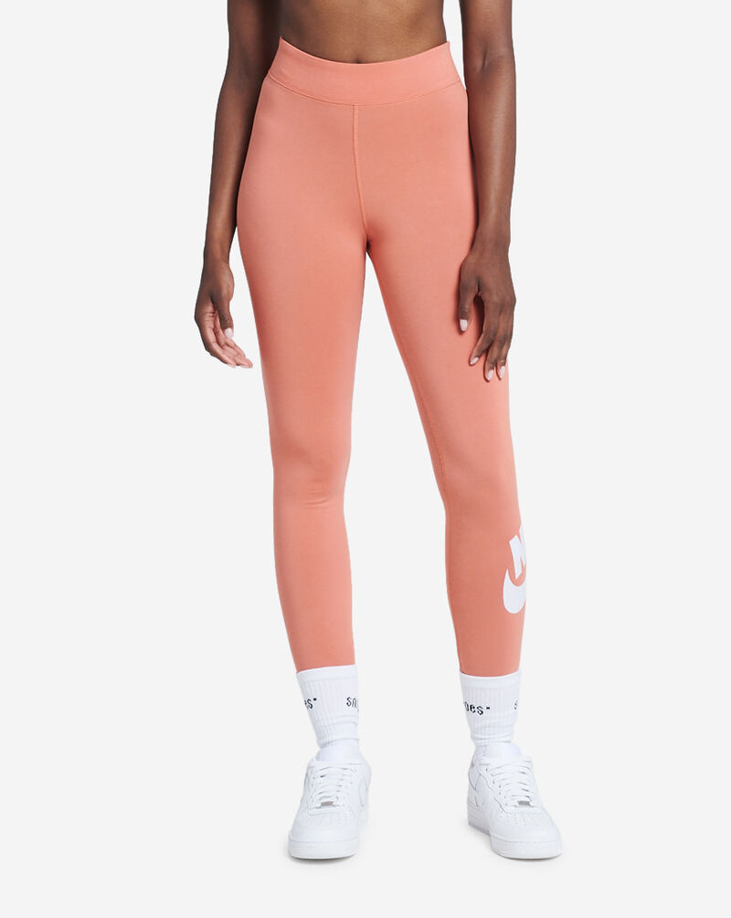 Shop Nike Nsw Essential High Rise Graphic Leggings Cz8528 827 Orange
