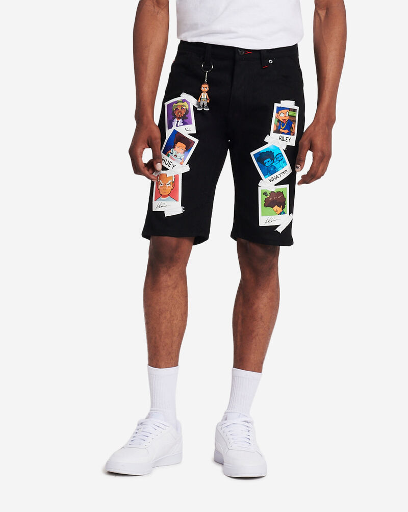 Shop Boondocks Denim Shorts BDWB017-BLK black | SNIPES USA