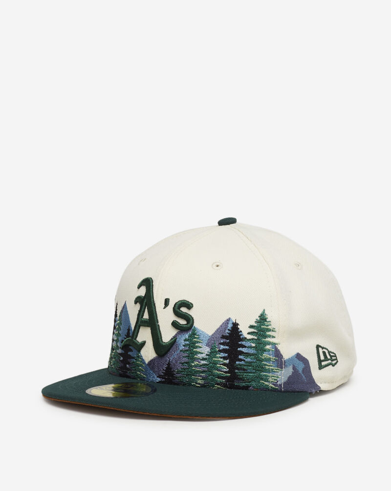 Shop New Era 59Fifty Oakland A's Outdoor Fitted Hat 60296459 multi ...