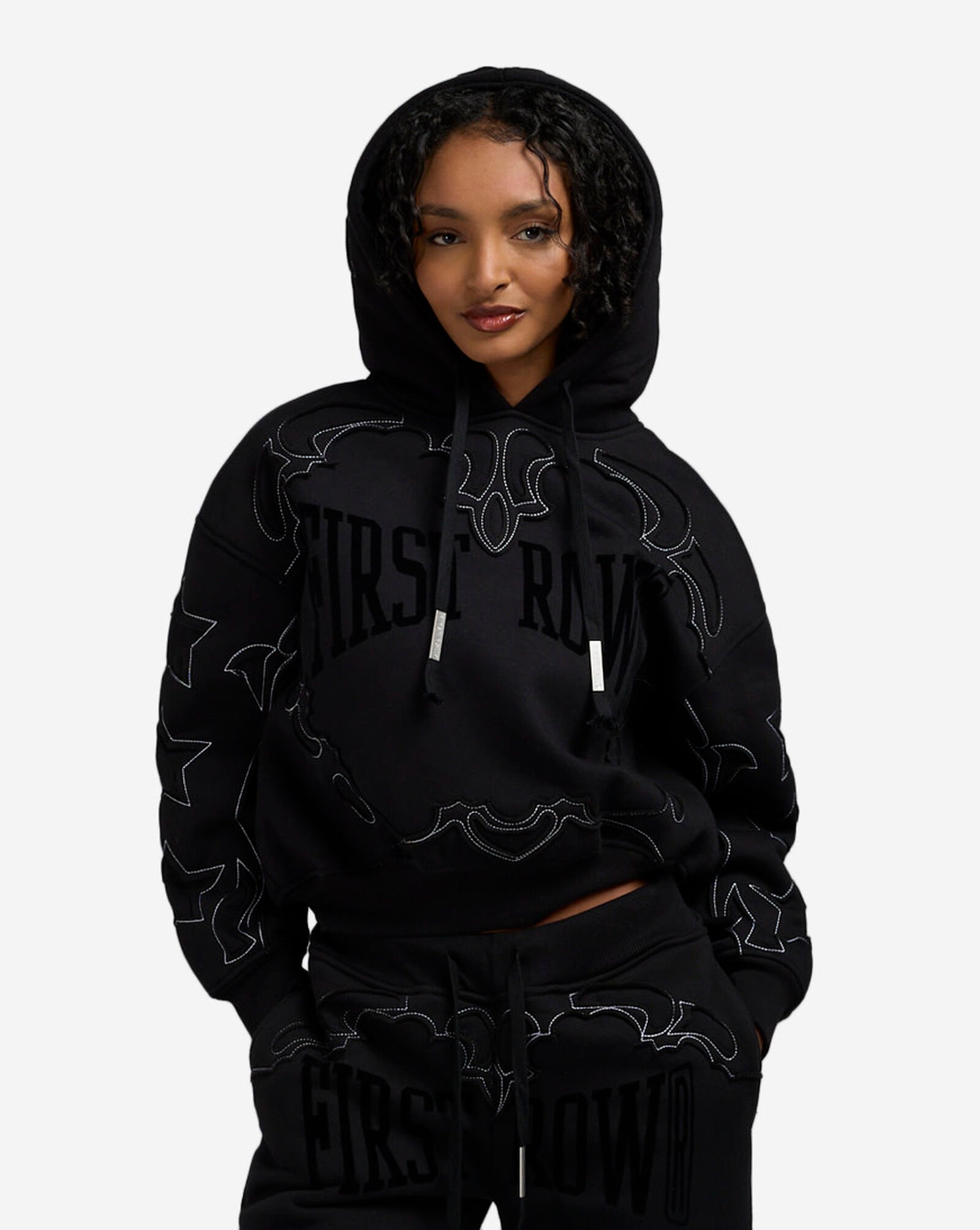 Shop First Row Western Fleece Hoodie FRLF2478S-BLK black | SNIPES USA Shop First Row Western Fleece Hoodie FRLF2478S-BLK black | SNIPES USA
