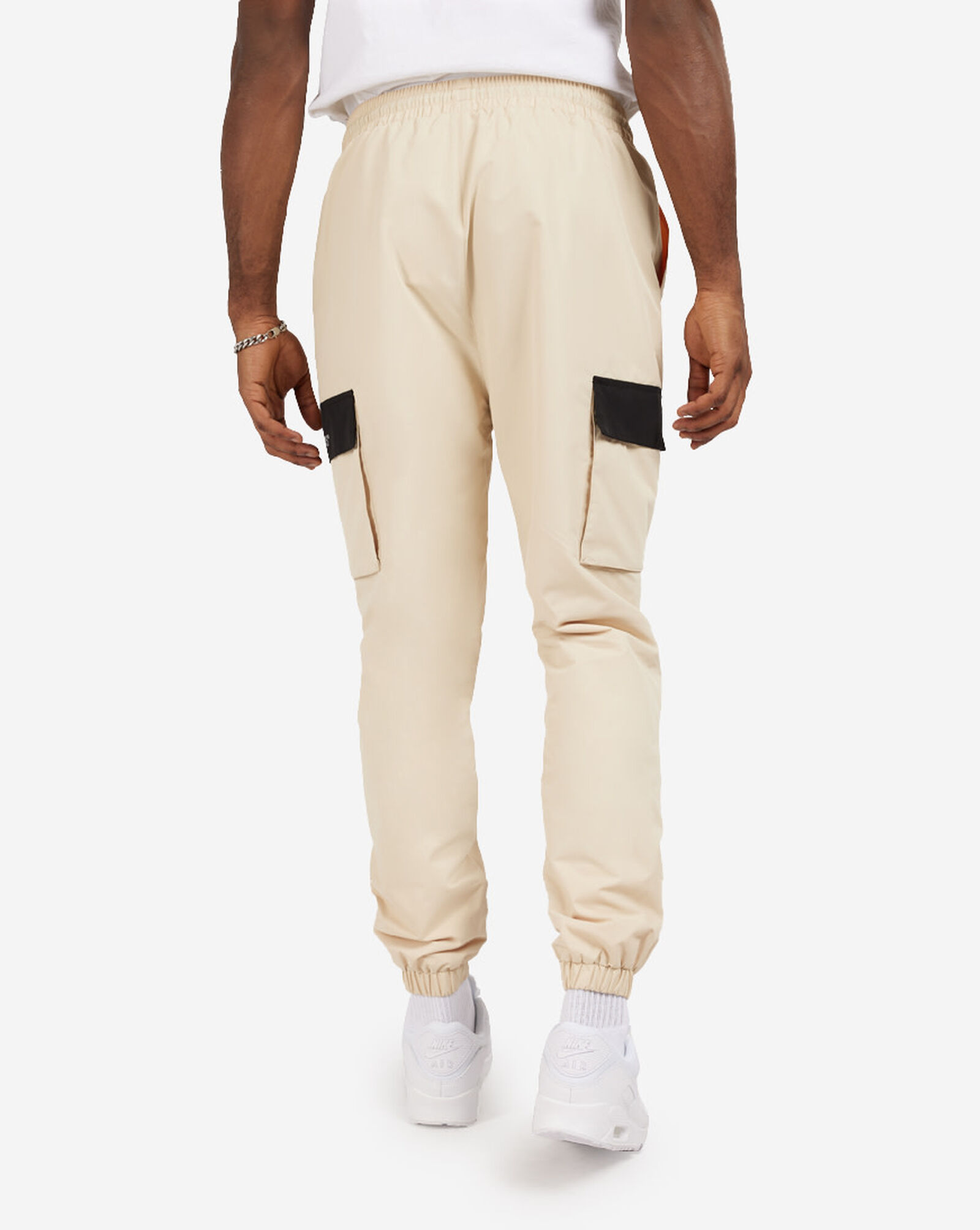 Shop SNIPES Colorblock Nylon Cargo Pants SNQ123014M-BRI beige | SNIPES USA