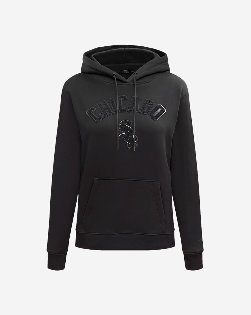 Shop PRO STANDARD Chicago White Sox Triple Black Pullover Shop PRO STANDARD Chicago White Sox Triple Black Pullover