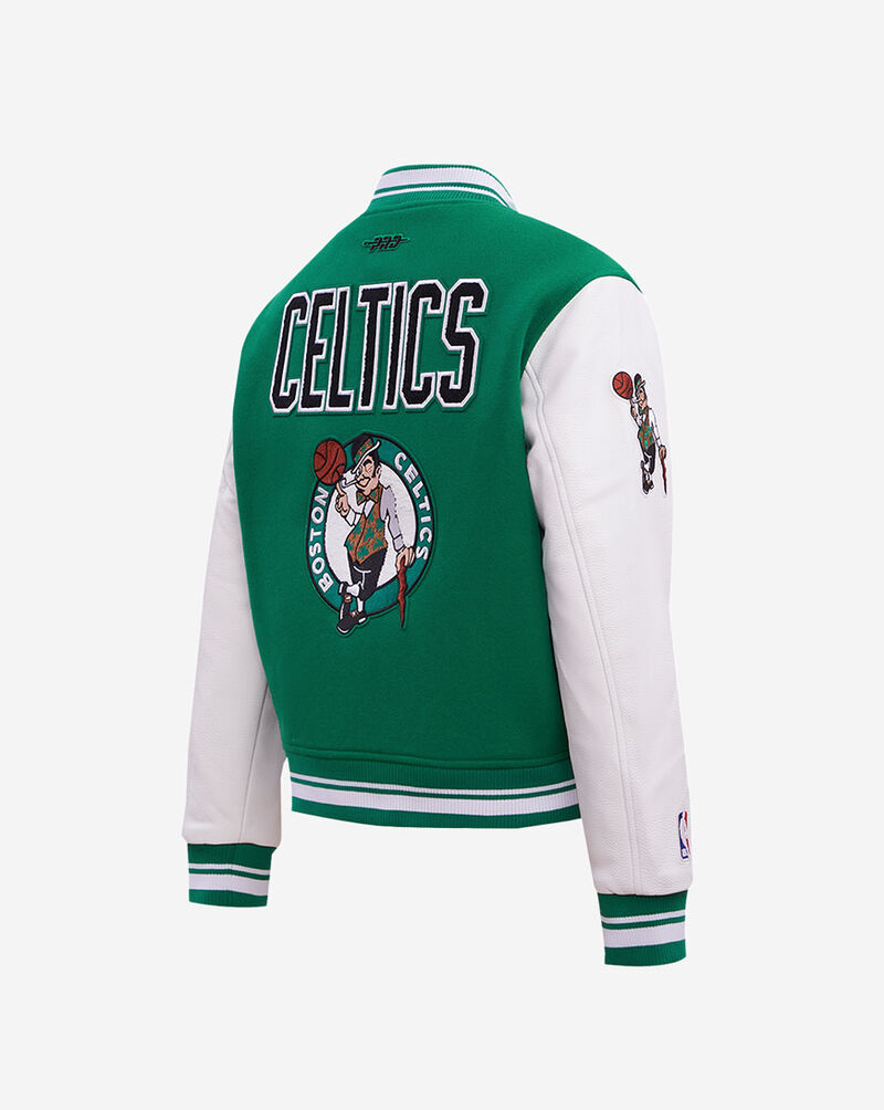 Shop PRO STANDARD Boston Celtics Retro Classic Rib Wool Varsity Jacket ...