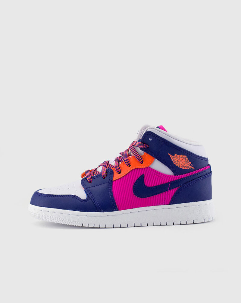 Shop Jordan Grade School Air Jordan 1 Mid 555112-602 pink | SNIPES USA
