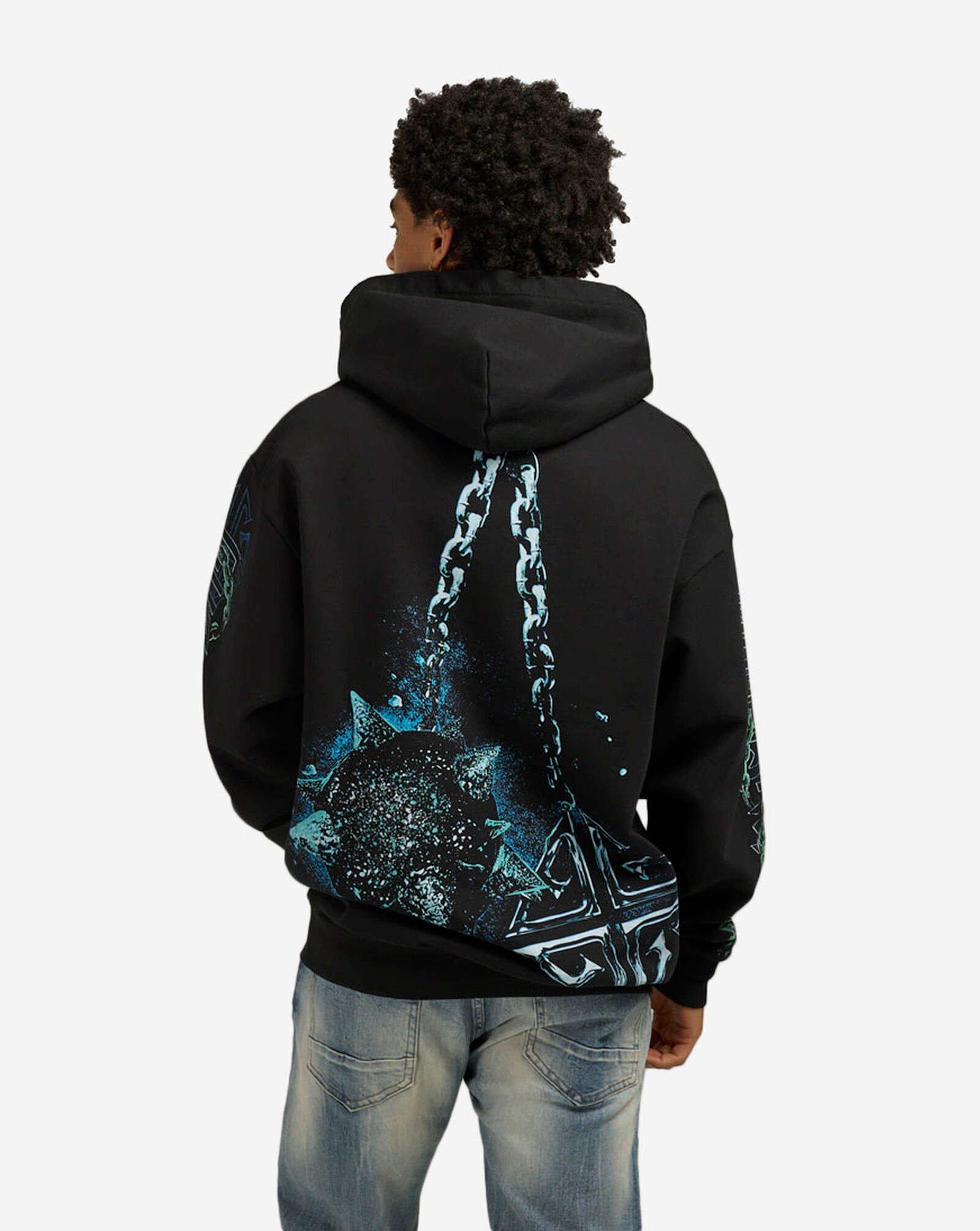 Shop GUAPI Skull Cracker Hoodie SKULL-CRACKER-HOODIE black | SNIPES USA