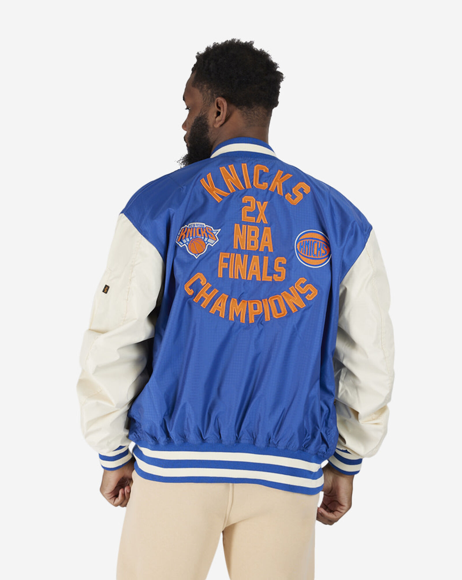 Shop New Era New York Knicks MA-1 Bomber Jacket 60333866 multi | SNIPES USA