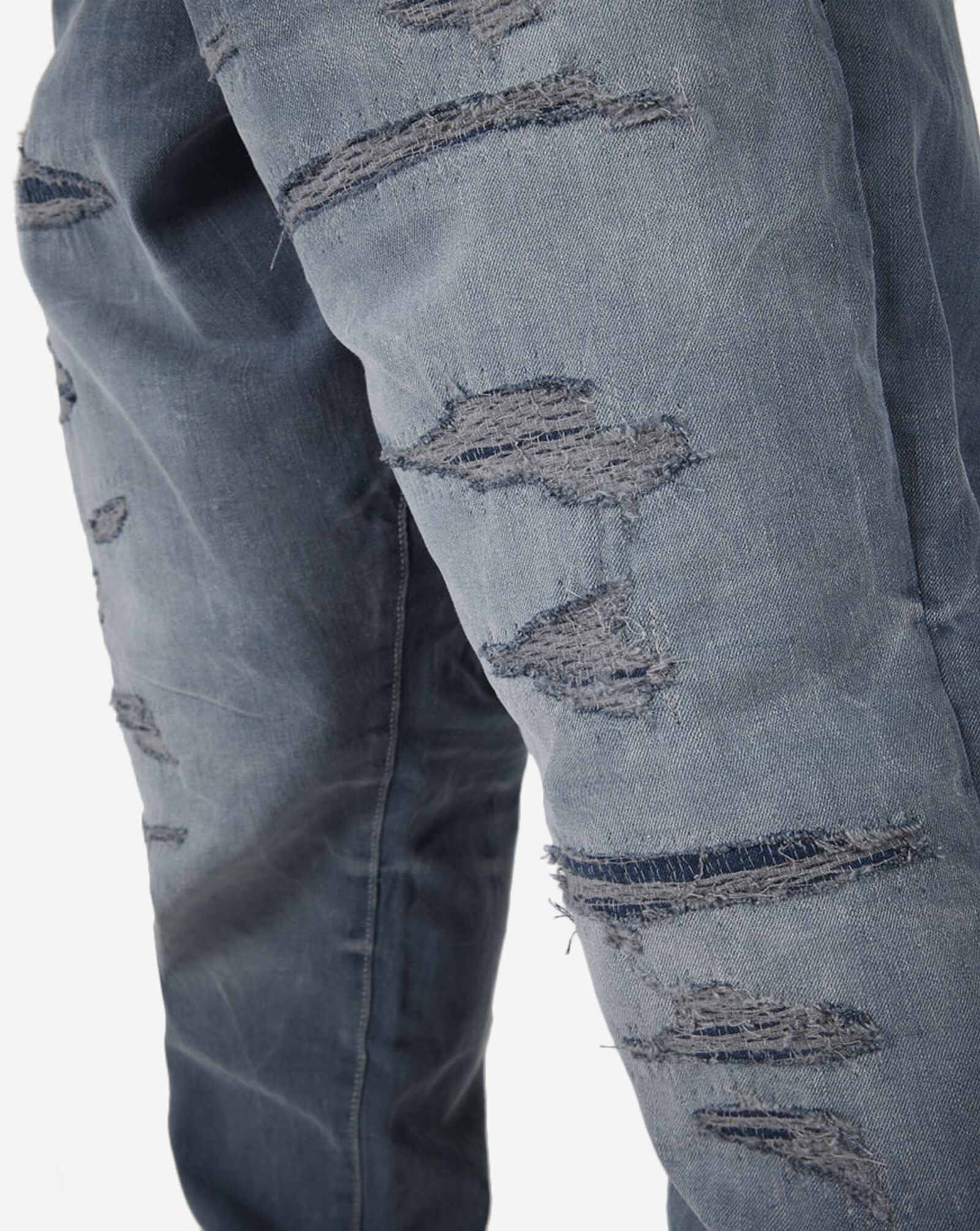 Shop Jordan Craig 5-Pocket Rip and Repair Straight Jeans JR1180J-BLU ...