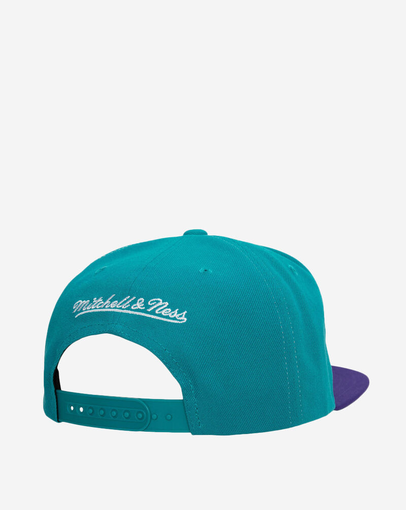 Shop Mitchell Ness Hornets Half n Half Snapback Hat HHSS4767 ...