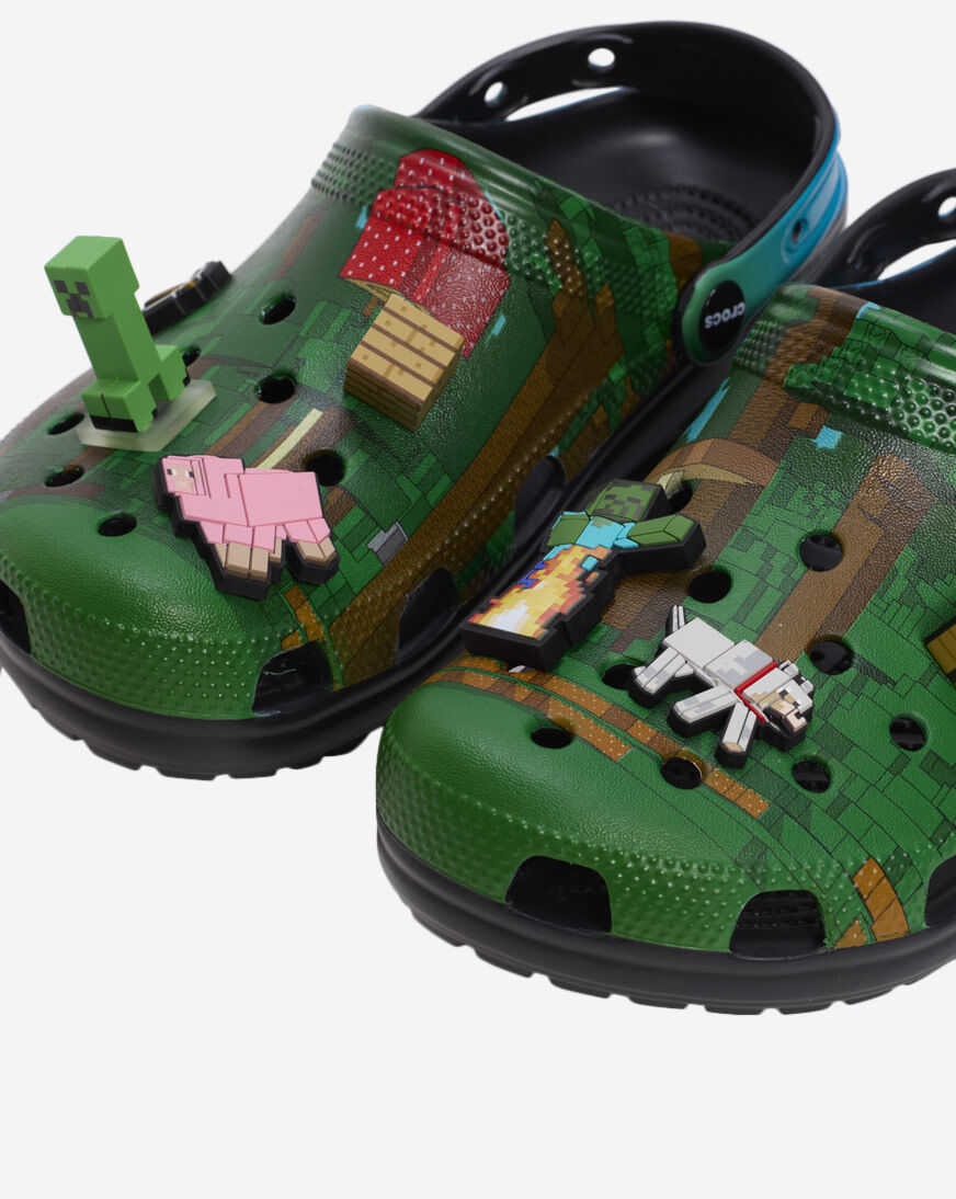 Shop Crocs Grade School Minecraft Classic Clog 210829-90HJ Shop Crocs Grade School Minecraft Classic Clog 210829-90HJ