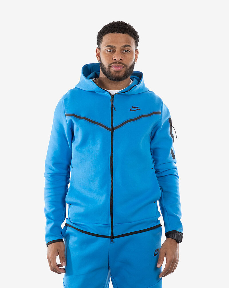 Shop Nike Tech Fleece Full-Zip Hoodie CU4489-435 blue | SNIPES USA