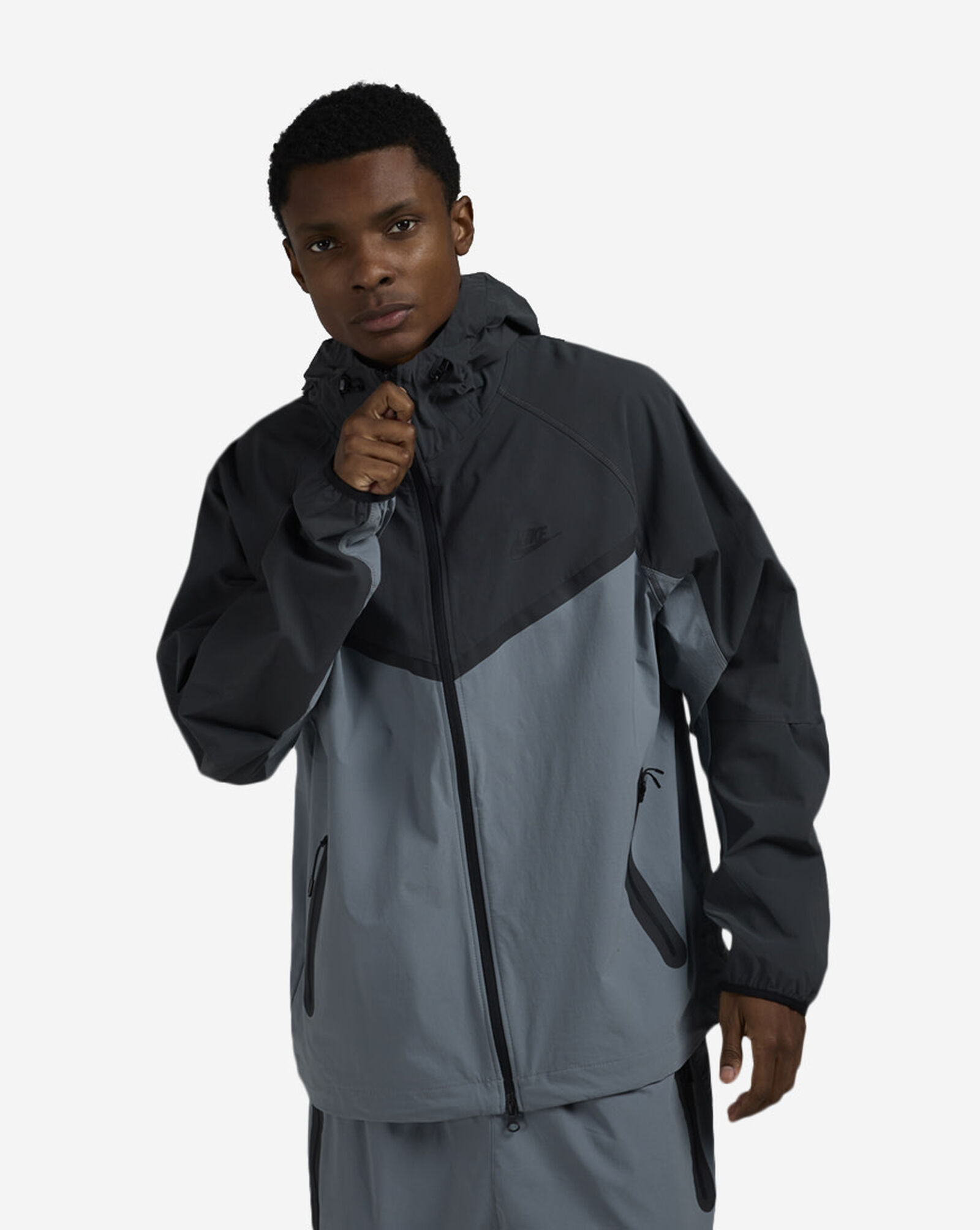 Shop Nike Tech Woven Full-Zip Jacket HM7151-065 grey | SNIPES USA
