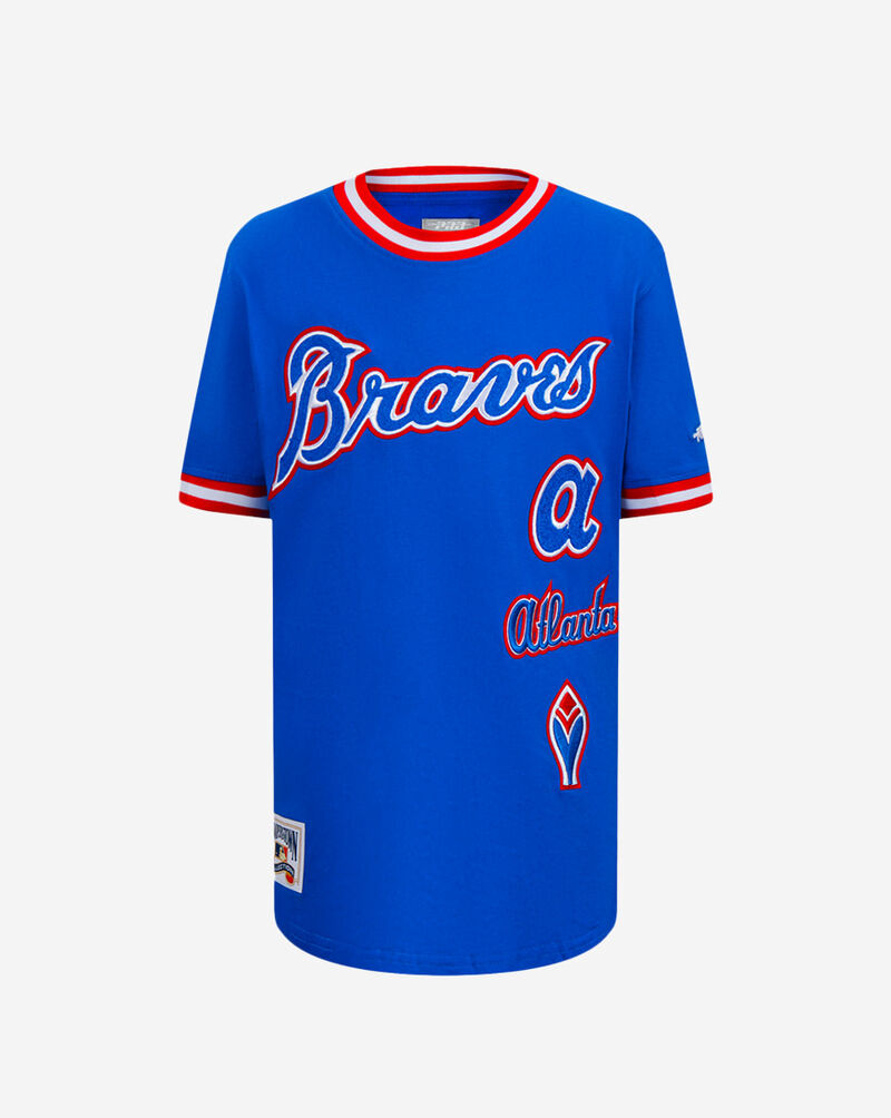 Shop PRO STANDARD Big Boys' Atlanta Braves Retro Classic Striped Rib ...