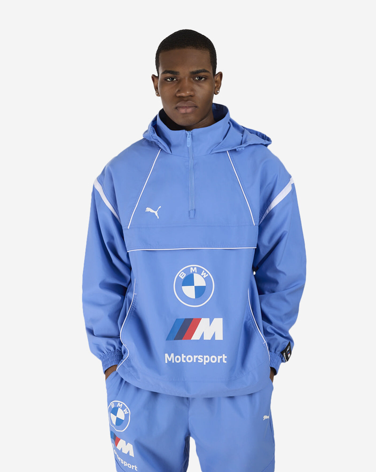 Shop Puma BMW MMS Race Jacket 62519205 blue | SNIPES USA