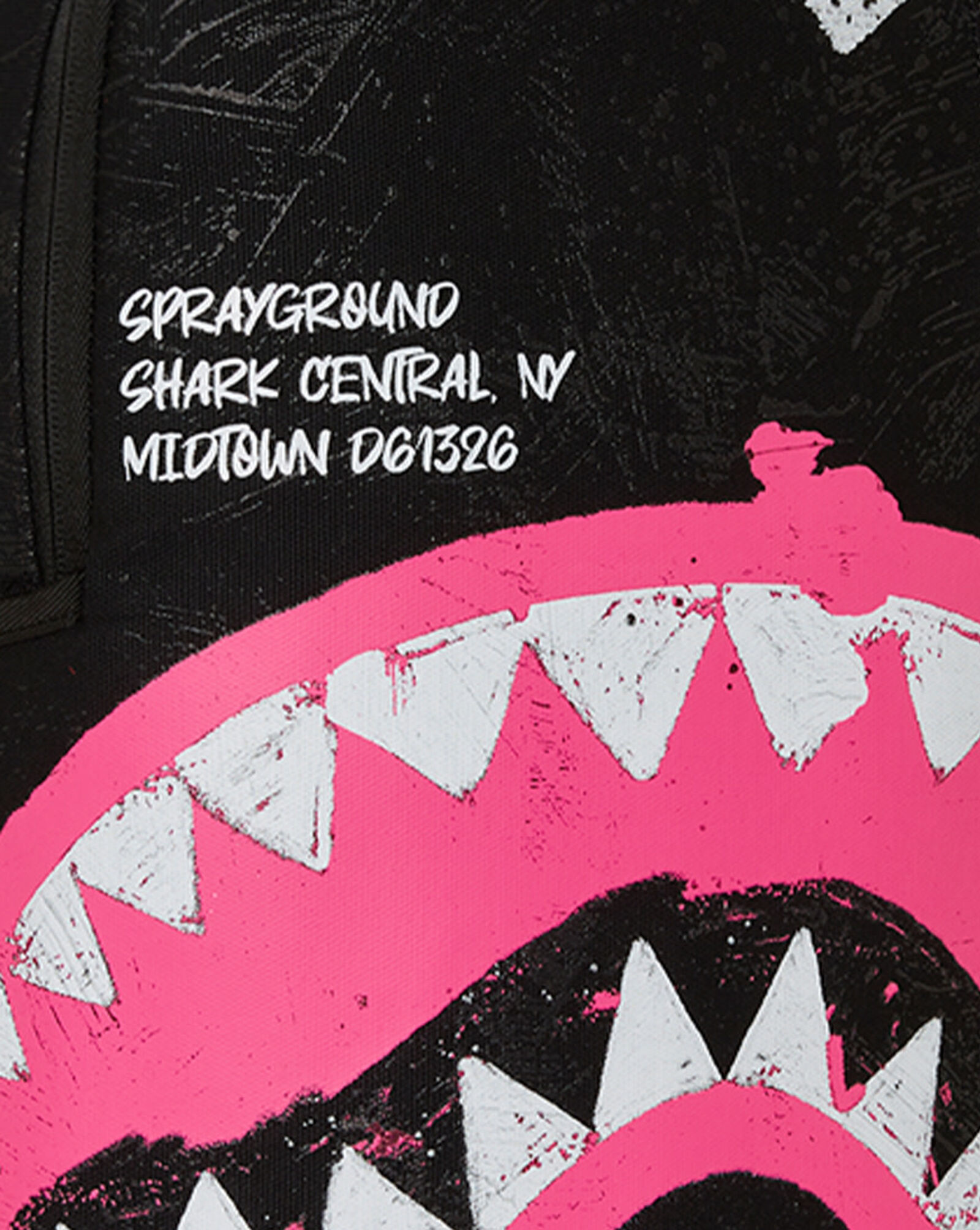 Shop Sprayground Shark Central Sorbet Hand Painted DLX Cotton Backpack ...