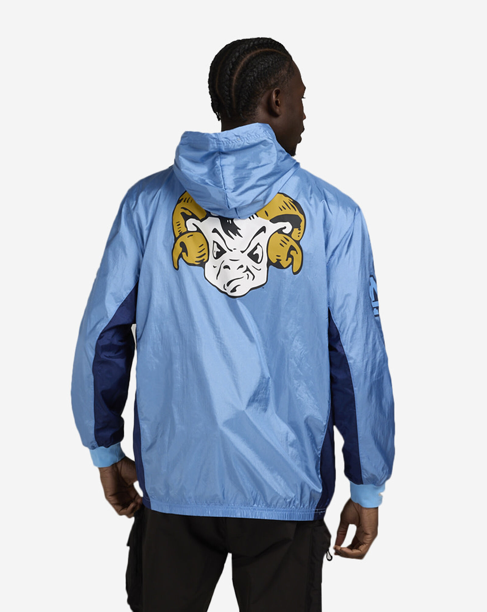 Shop Mitchell Ness North Carolina NCAA Team OG 2.0 Vintage Logo Anorak ...