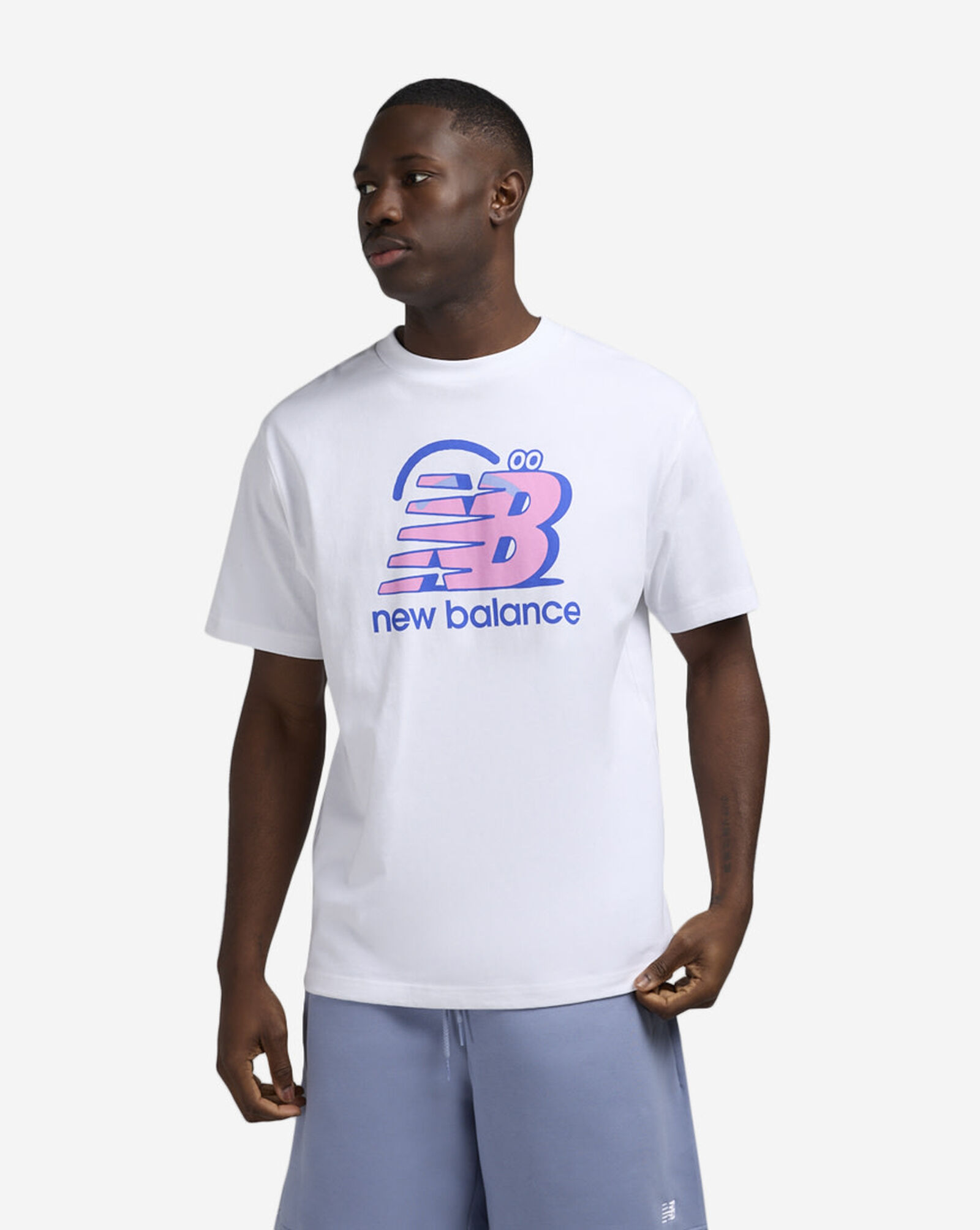 Shop New Balance Face Oka Tee MT51968-WT white | SNIPES USA