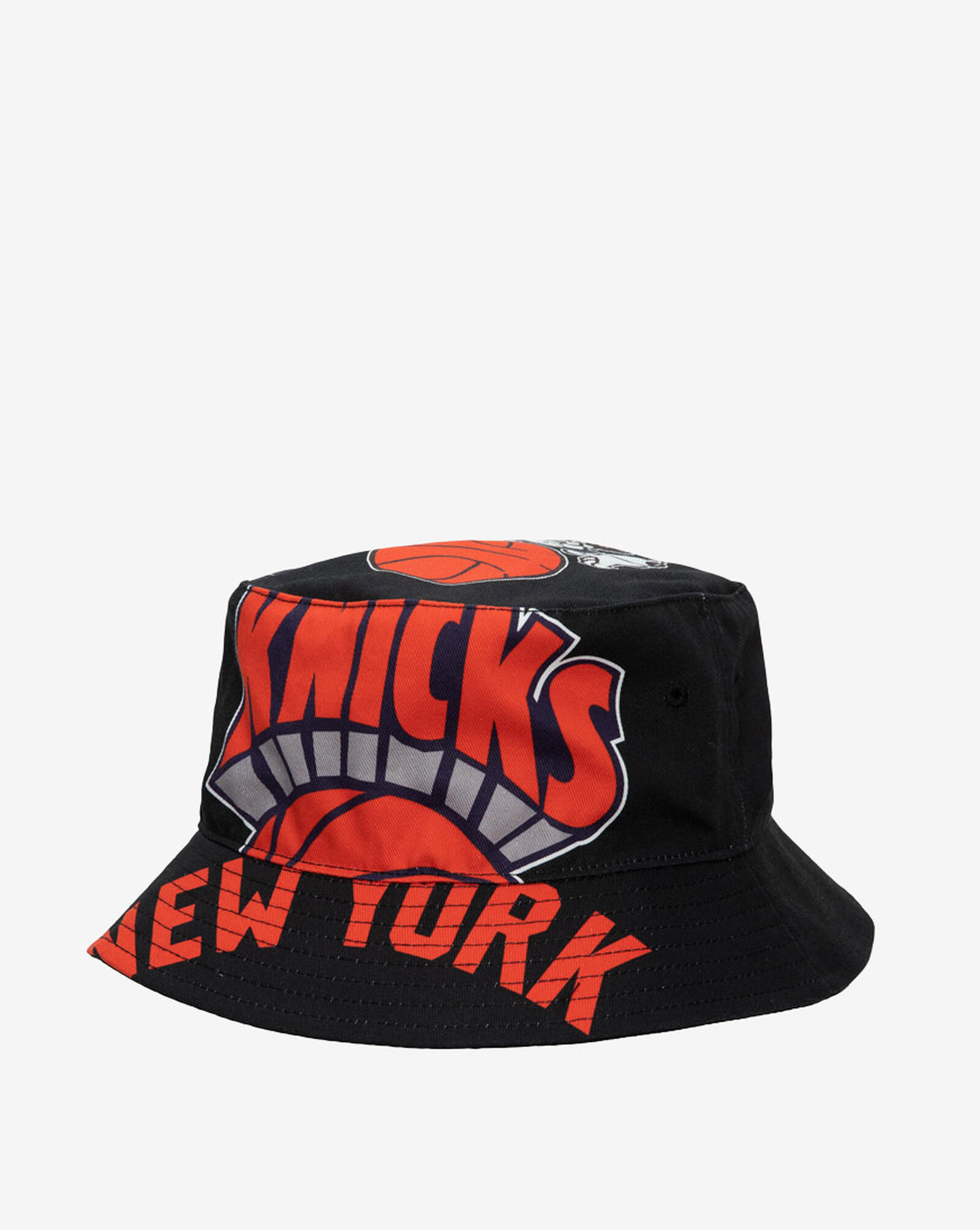 Shop Mitchell Ness New York Knicks NBA Cut Up Bucket Hat BUCKSH21322 ...