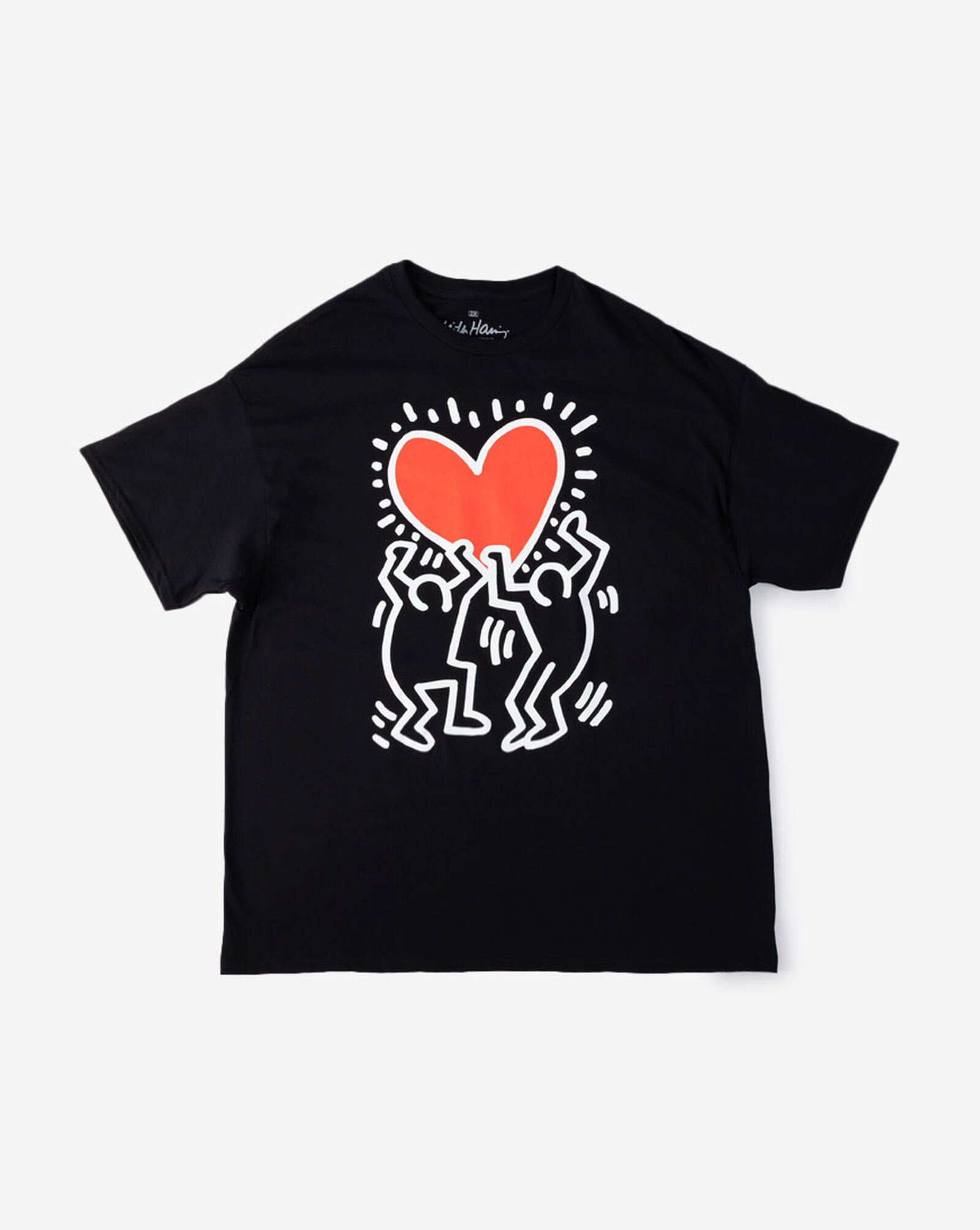 Shop Graphic Tees Keith Haring Heart Tee KEAS2403PL black | SNIPES USA