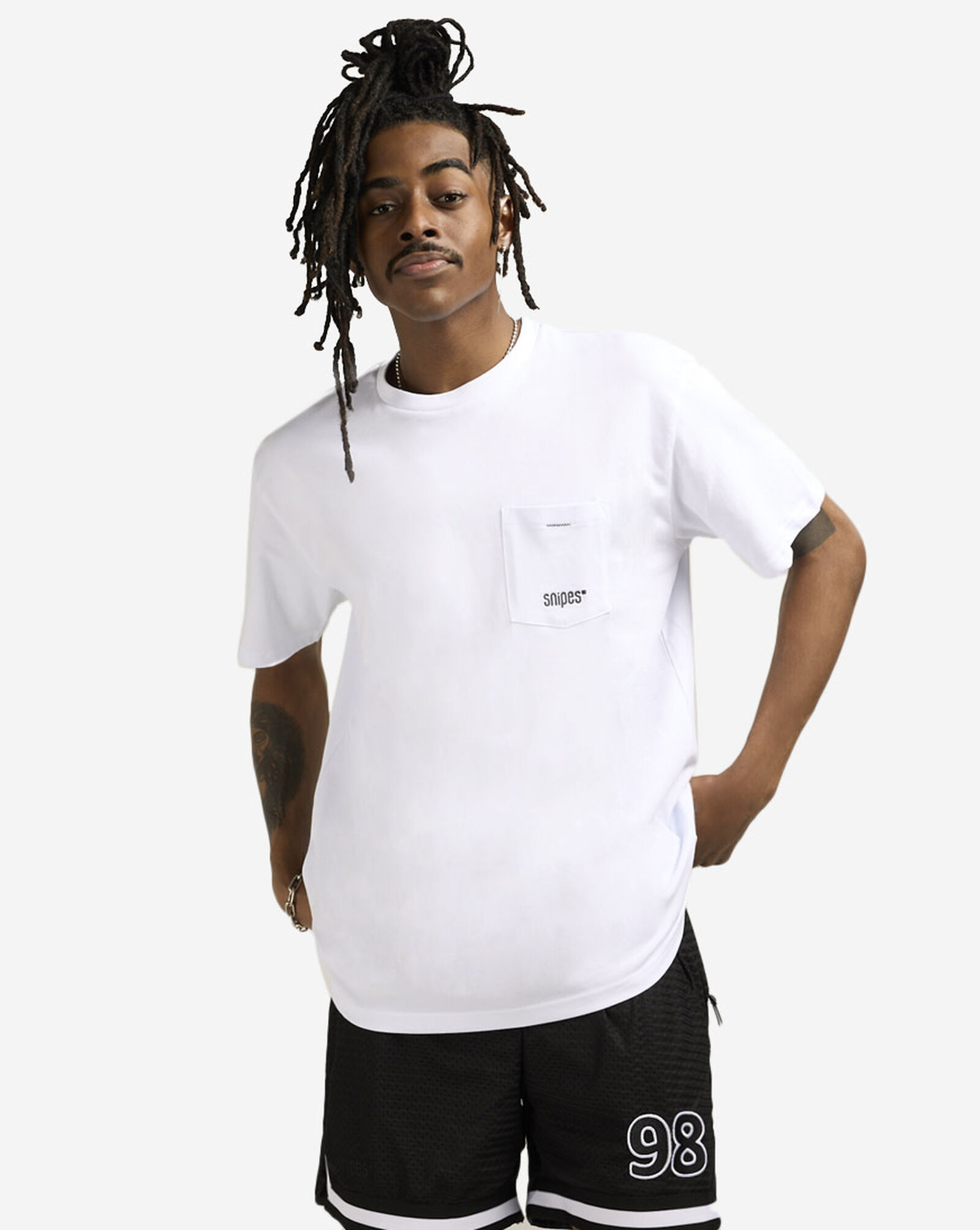 Shop SNIPES Chest Pocket Tee SNQ224001M-WHT white | SNIPES USA