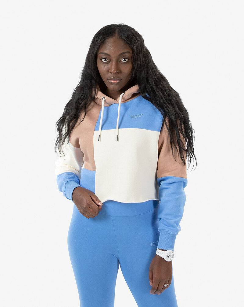 Shop SNIPES Small Logo Patchwork Hoodie SNQ122001W-MUL multi | SNIPES USA