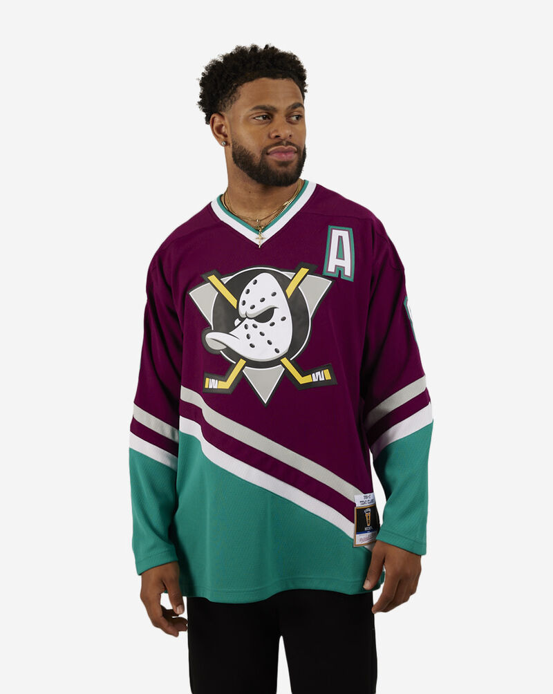 Shop Mitchell Ness NHL Anaheim Ducks Temu Selanne Jersey RJY76244 ...