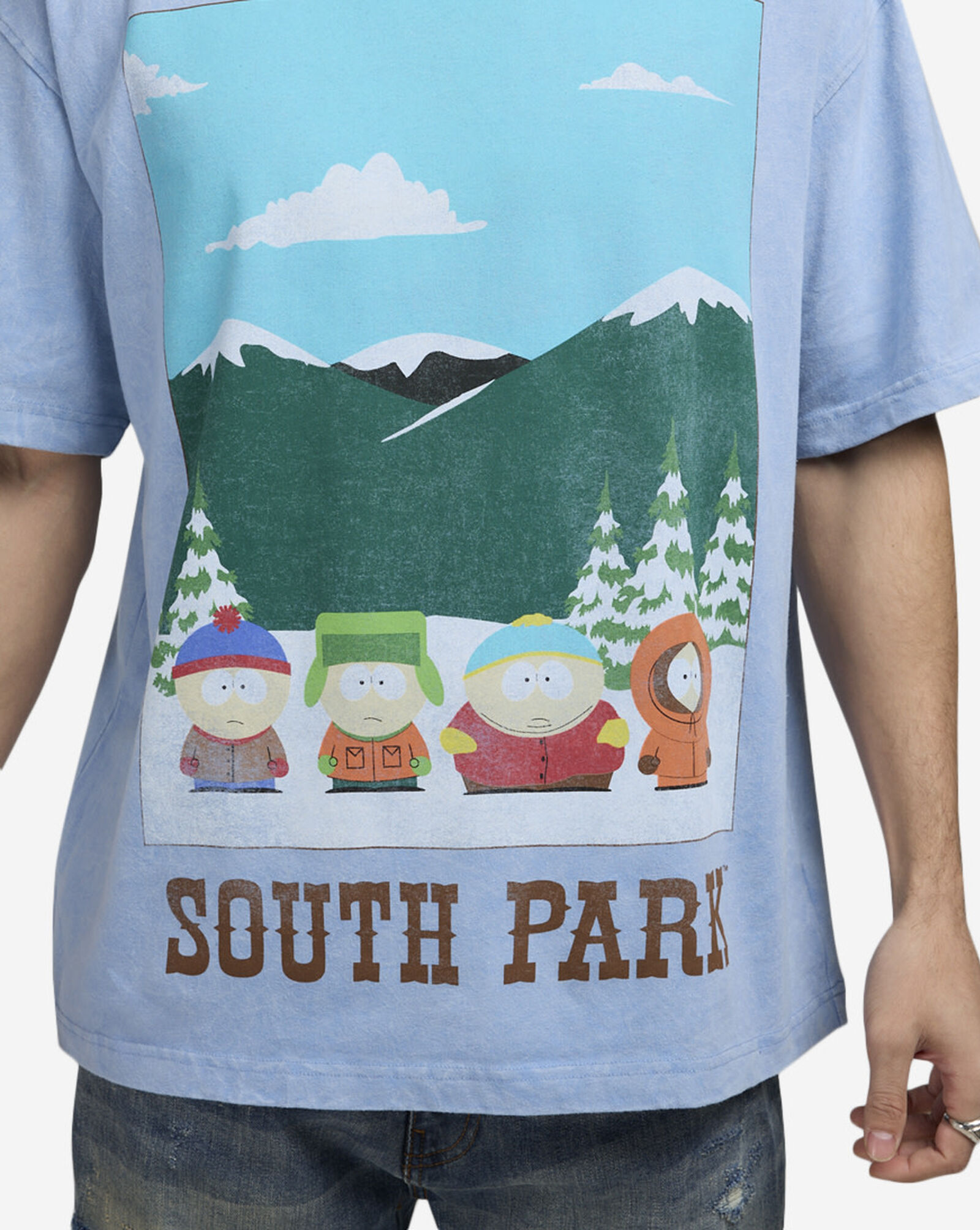 Shop Graphic Tees Spark Cartman Tee R9SN077-SKY blue | SNIPES USA