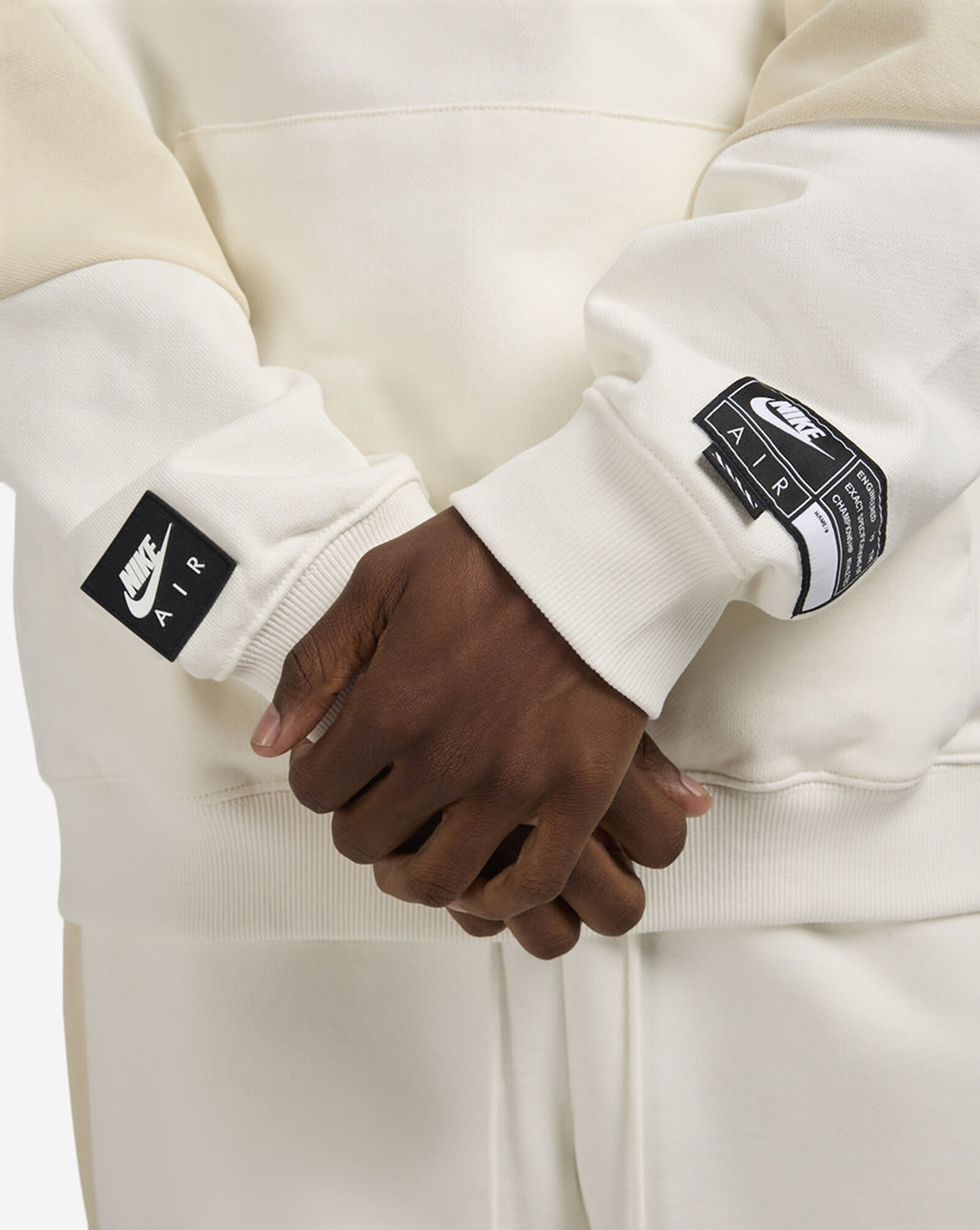 Shop Nike Air Fleece Pullover Hoodie HJ0273-133 white | SNIPES USA
