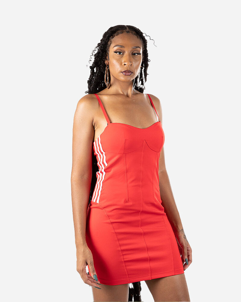Shop adidas Corset Dress H20243 red | SNIPES USA