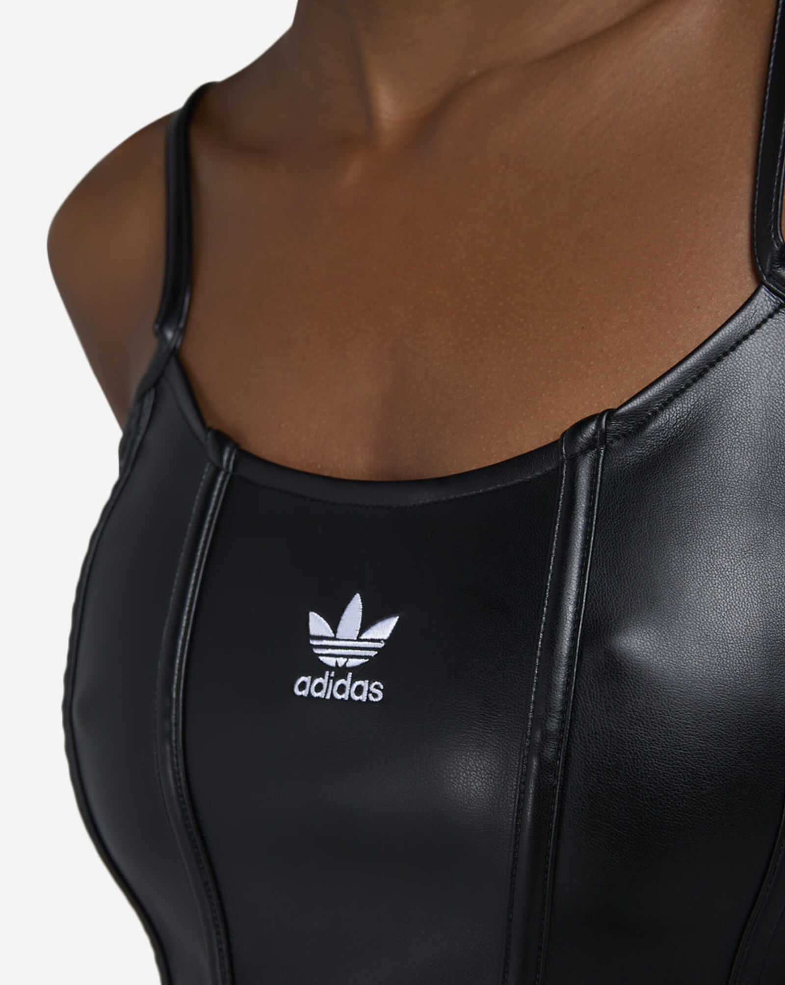 Shop adidas Firebird Pleather Corset IY7317 black | SNIPES USA