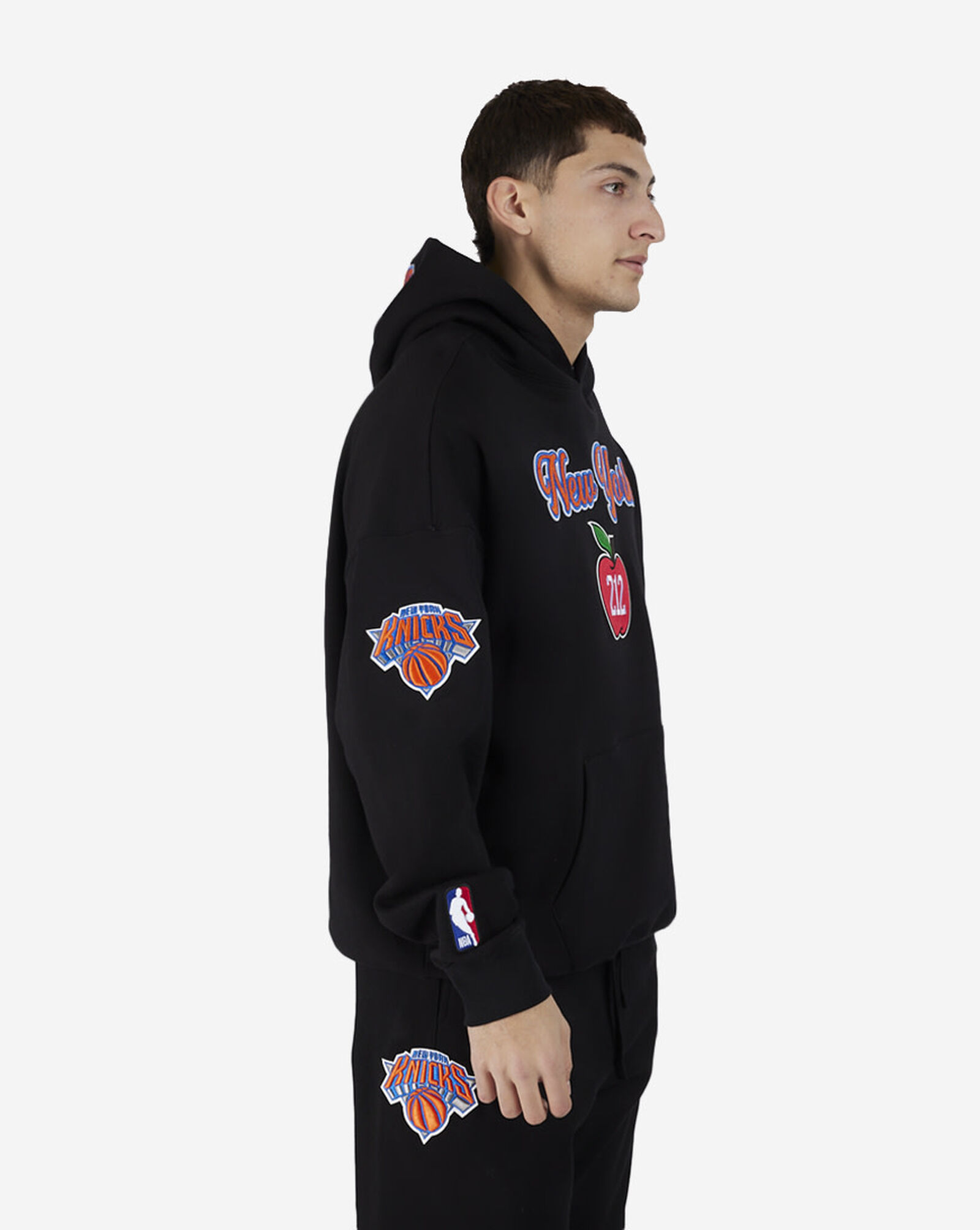 Shop PRO STANDARD New York Knicks Area Code Hoodie BNK5515712-BLK black ...
