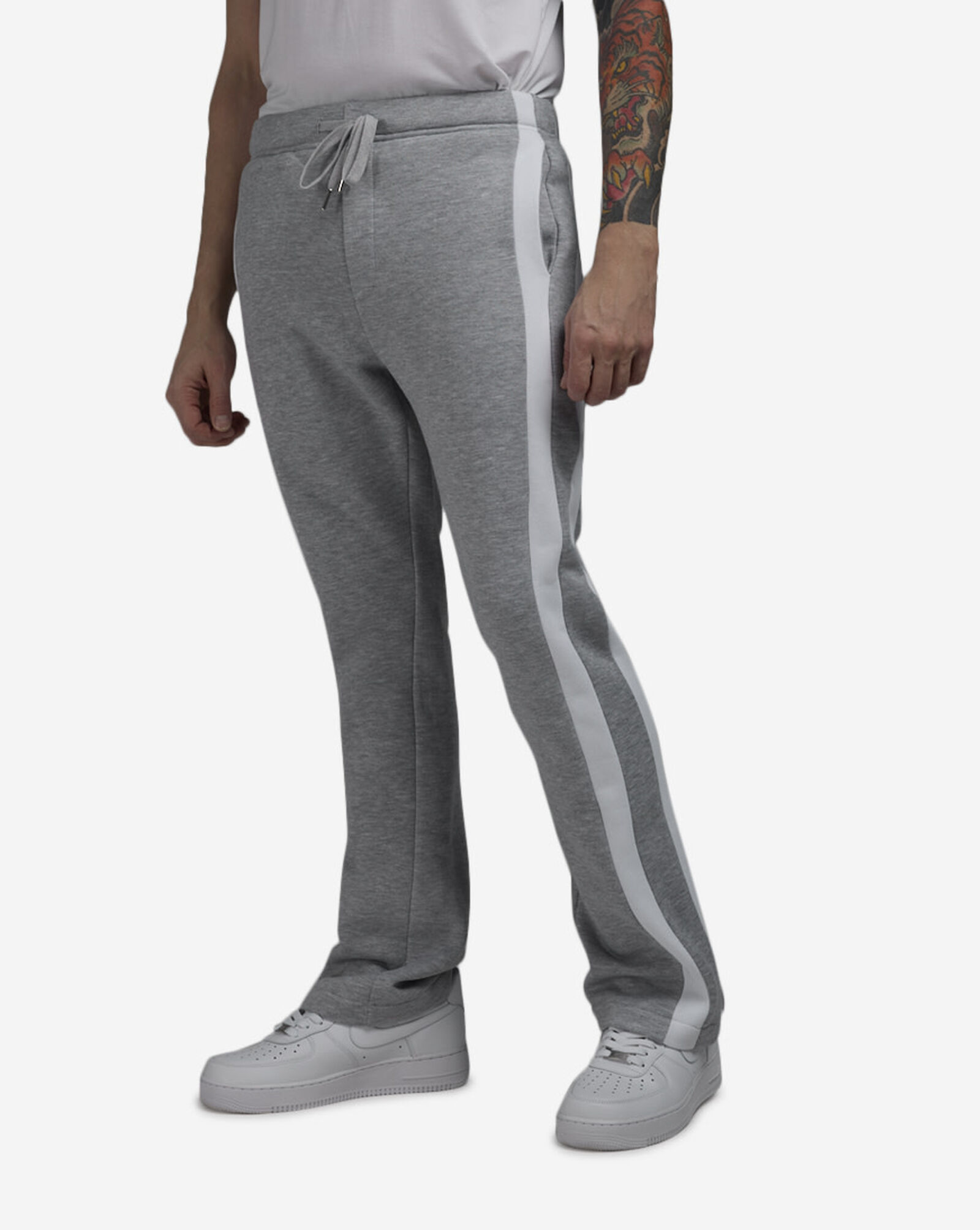 Shop American Stitch Color Block Fleece Pants SS25B950-GRY grey ...