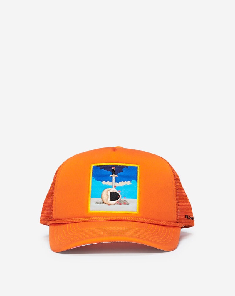 Shop Field Grade Cut Canvas x Kurve King Trucker 1003652 orange ...