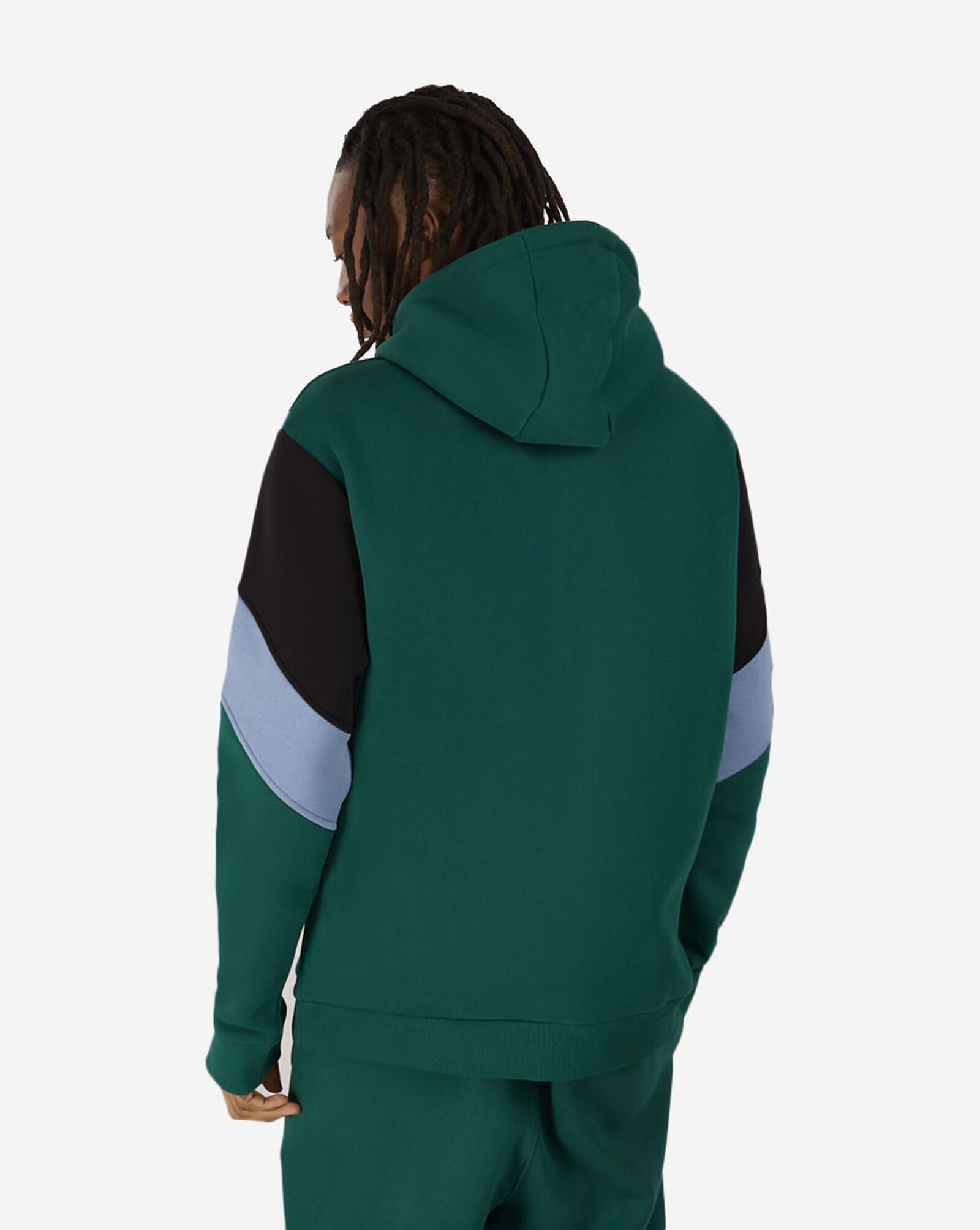 Shop SNIPES Color Block Hoodie SNQ124005M-MLCT green | SNIPES USA