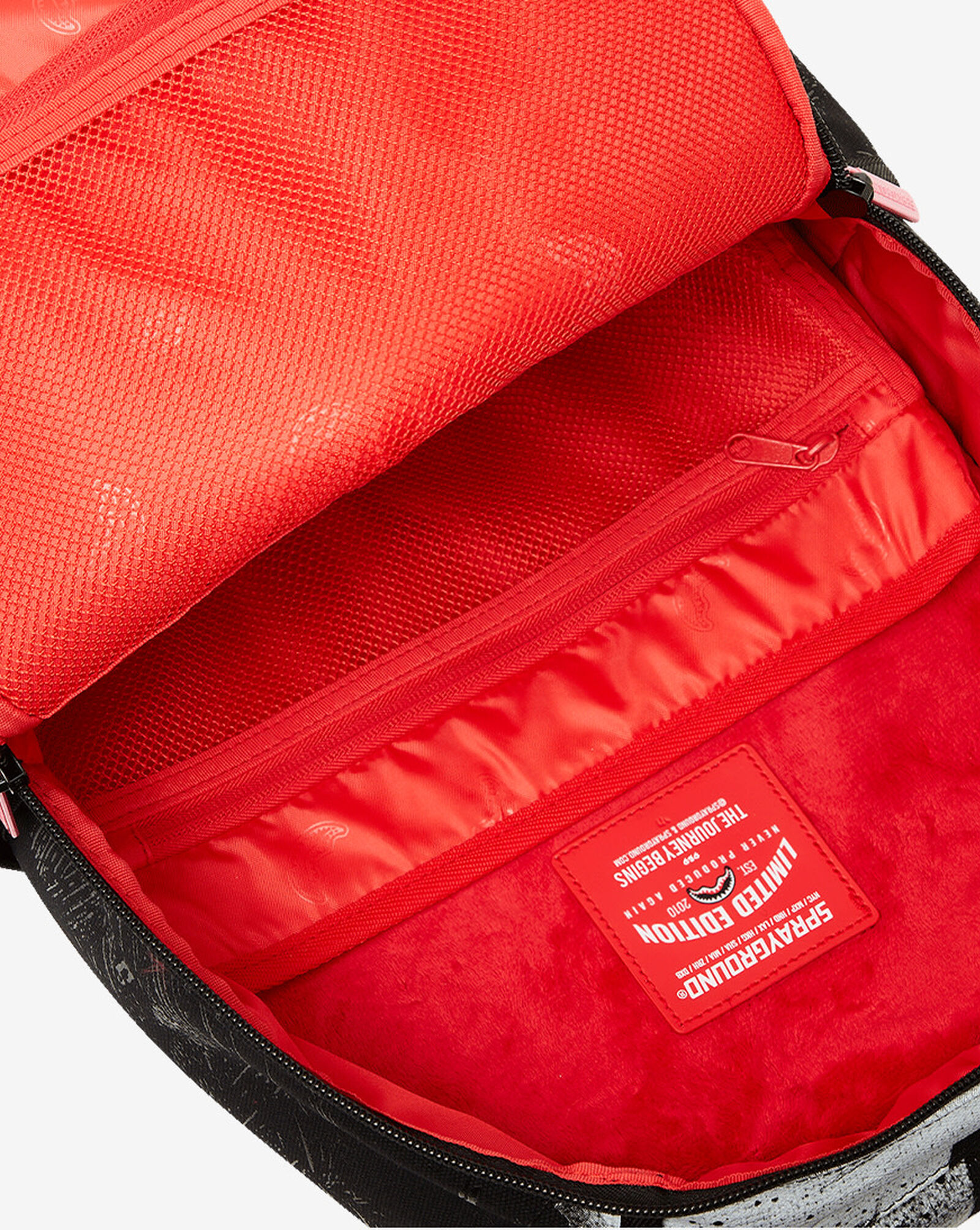 Shop Sprayground Shark Central Sorbet Hand Painted DLX Cotton Backpack ...