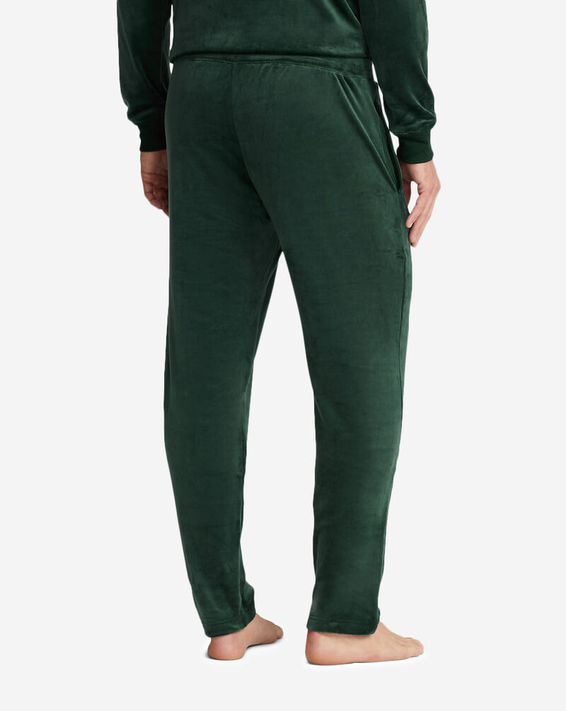 Shop Polo Ralph Lauren Plush Velour Slim Pants PP30HR-AN9N green ...