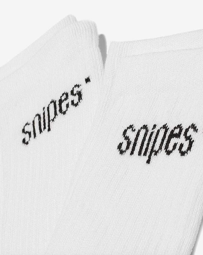 Shop SNIPES 3-Pack Logo Crew Socks 2017-10-ACC-M-01 white | SNIPES USA