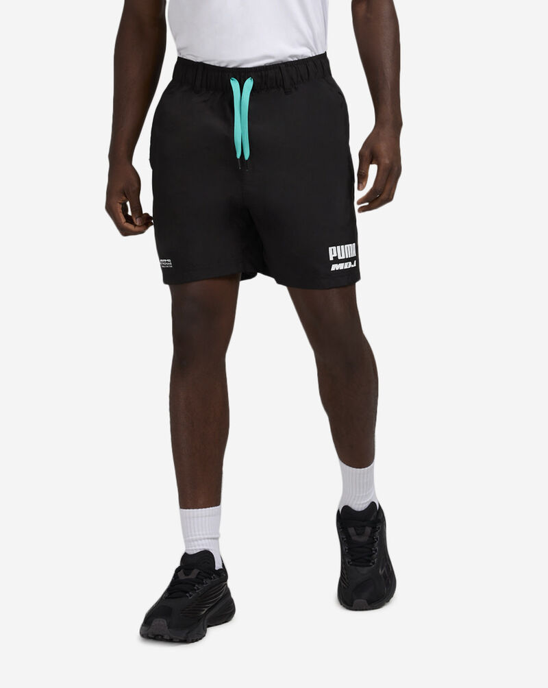 Shop PUMA MAPF1 x MDJ Woven Shorts 62783601 black | SNIPES USA