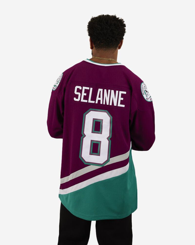 Shop Mitchell Ness NHL Anaheim Ducks Temu Selanne Jersey RJY76244 ...