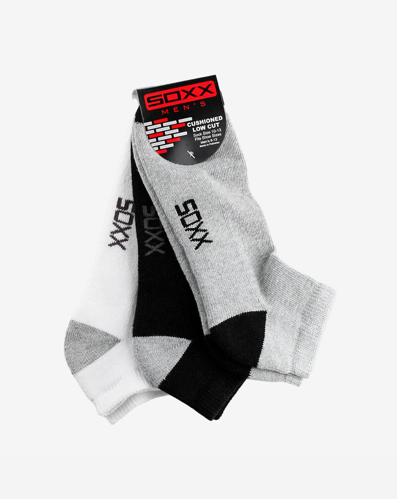 Shop Soxx Cushioned Low Cut Ankle Socks PL-SX102010GBHT multi | SNIPES USA