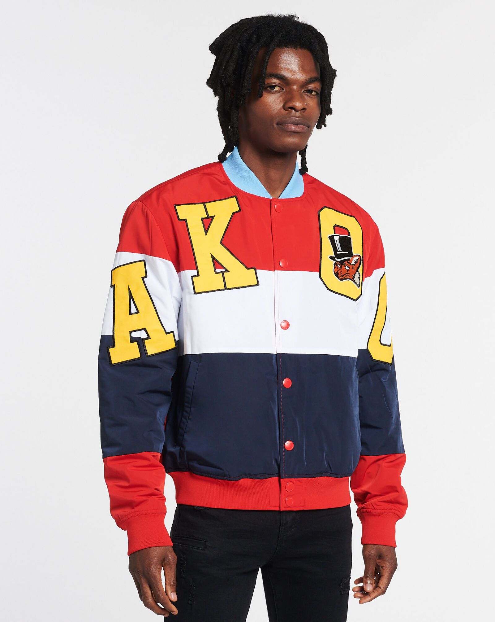 Shop Akoo Apparel Academy Varsity Jacket 7110409-RED red | SNIPES USA