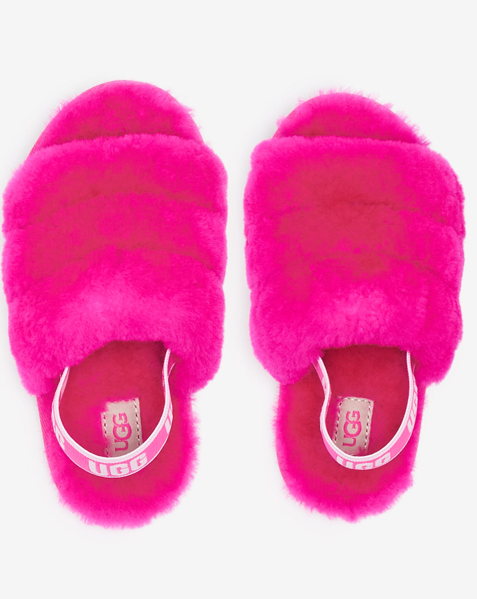 Shop UGG Toddler Fluff Yeah Slides 1098579T-RCR pink | SNIPES USA