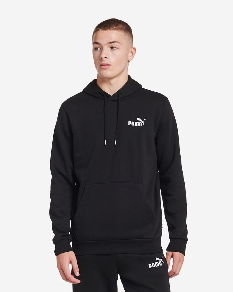 Shop PUMA Essential Embroidery Logo Hoodie 84680851 black | SNIPES USA