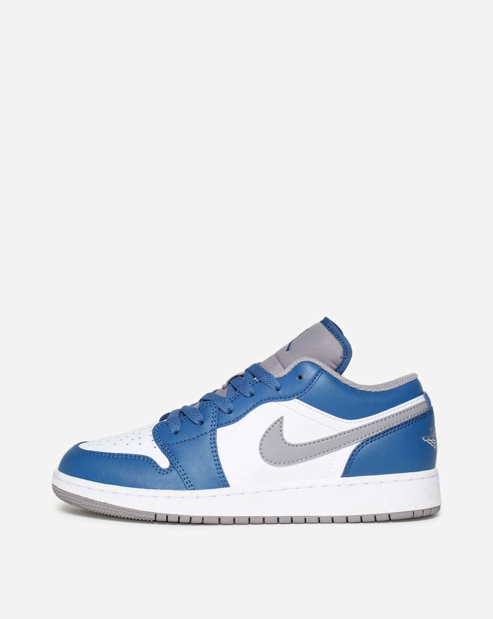Shop Jordan Grade School Air Jordan 1 Retro Low 553560-412 blue ...