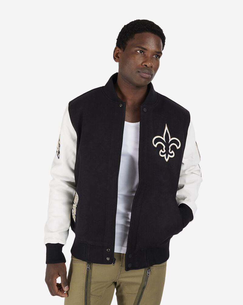 Shop PRO STANDARD NFL New Orleans Saints Varsity Jacket FNS6410232-BLW ...