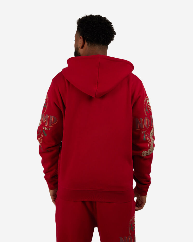 Shop Akoo Apparel Holstein Zip Hoodie 7317310-RED red | SNIPES USA
