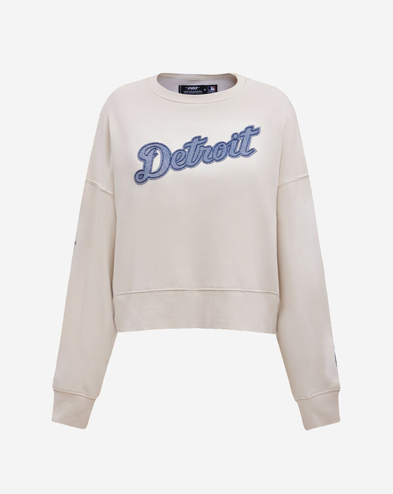 Shop PRO STANDARD Detroit Tigers Varsity Blue Fleece Crew LDTC39056-LIN ...