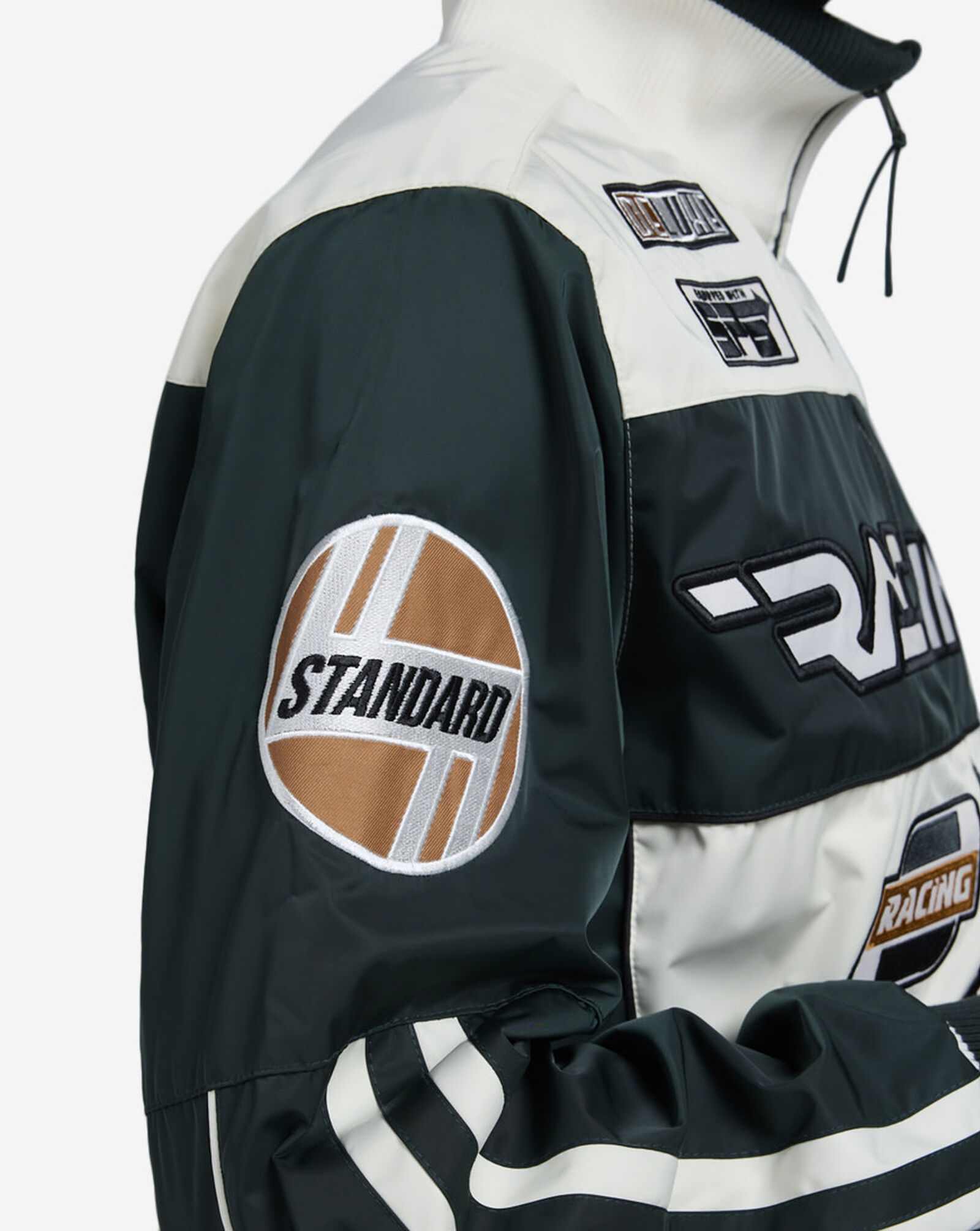 Shop Smoke Rise Racing Windbreaker Jacket OJ24594SN-SCA green | SNIPES USA